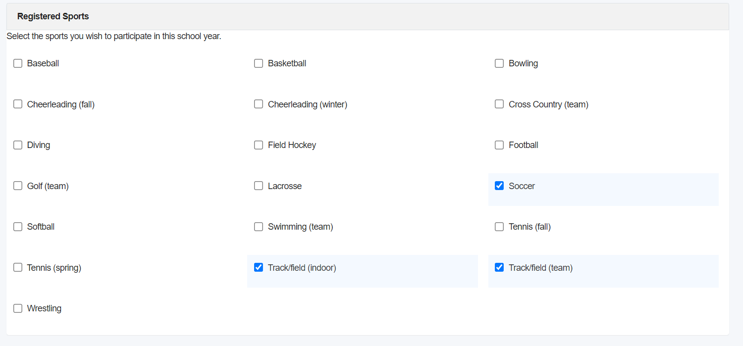 Student Central: PIAA CIPPE Section 7 and Section 8 Forms